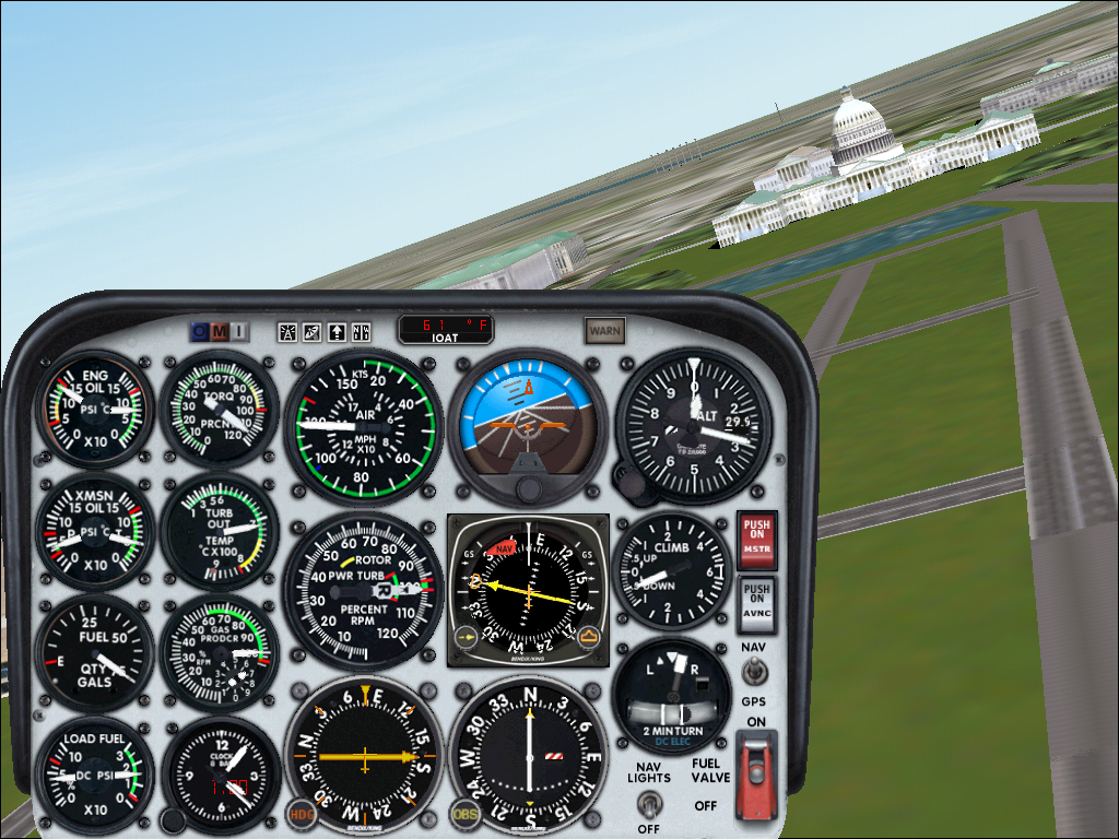 Screenshot of Microsoft Flight Simulator 2000 (Windows, 1999) - MobyGames