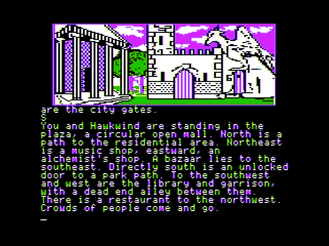 Screenshot of Dragonworld (Apple II, 1984) - MobyGames