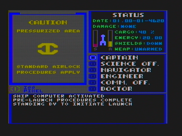 Screenshot of Starflight (DOS, 1986) - MobyGames