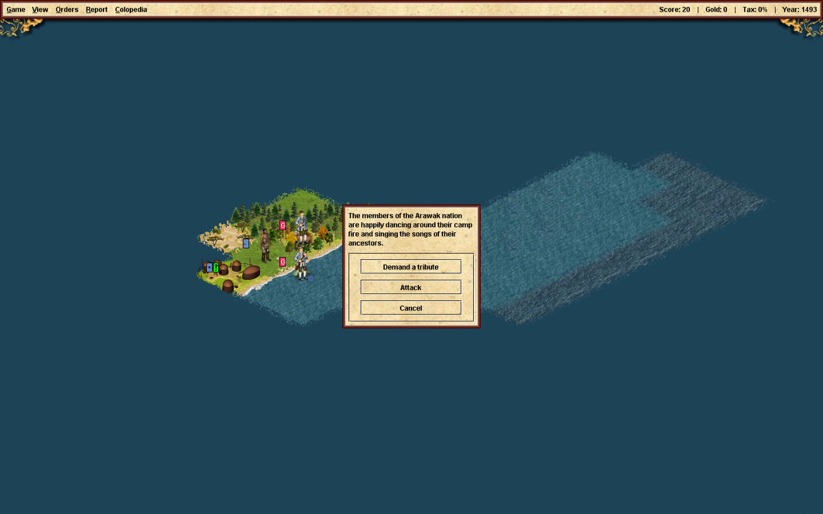 Screenshot of FreeCol (Windows, 2003) - MobyGames