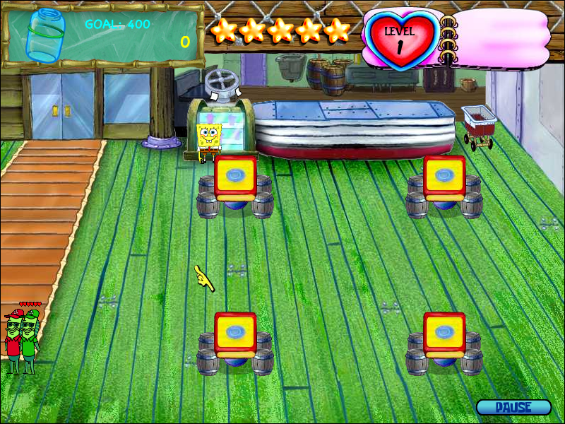 Screenshot of SpongeBob SquarePants: Diner Dash (Windows, 2006) - MobyGames
