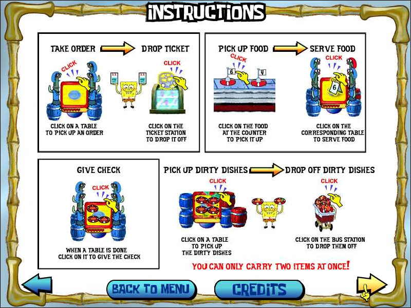 Screenshot of SpongeBob SquarePants: Diner Dash (Windows, 2006) - MobyGames