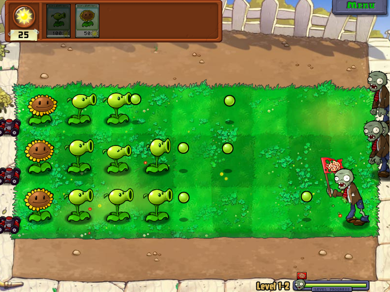 Screenshot of Plants vs. Zombies (Windows, 2009) - MobyGames