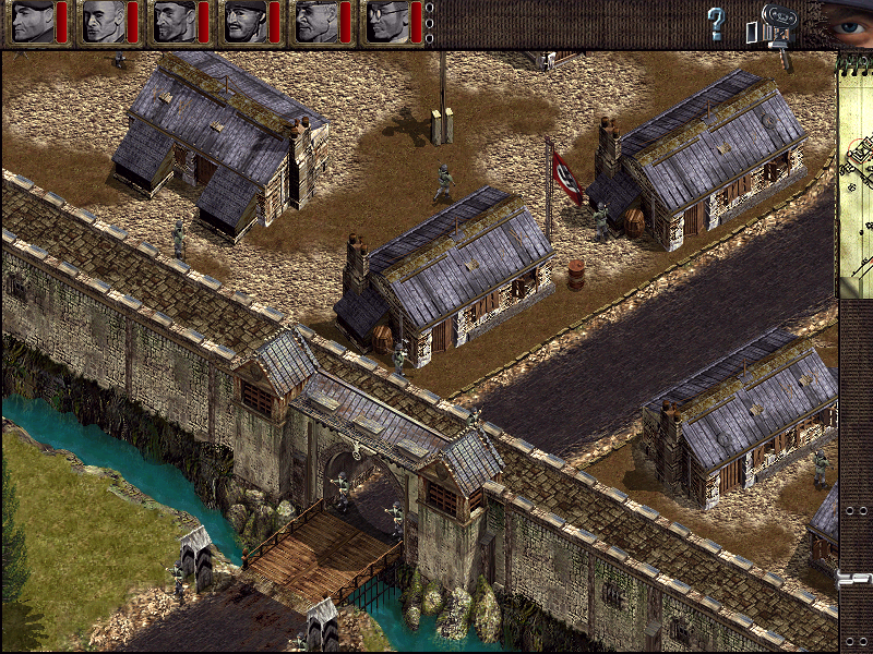 Screenshot of Commandos: Behind Enemy Lines (Windows, 1998) - MobyGames