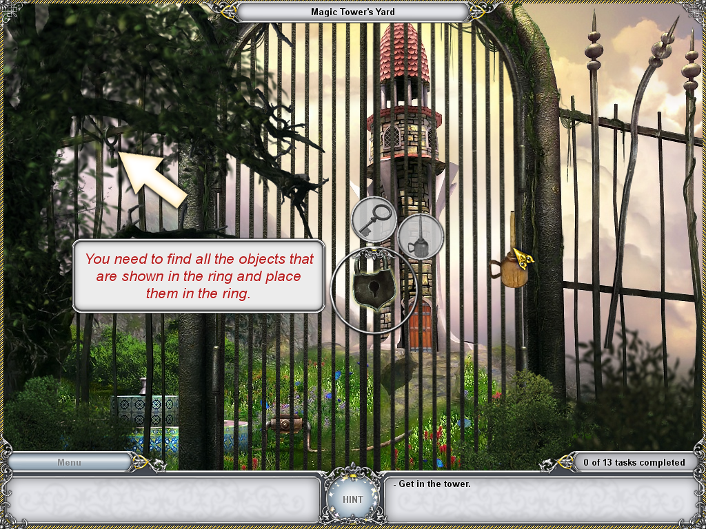 Screenshot of Treasure Seekers II: The Enchanted Canvases (Windows, 2009) - MobyGames