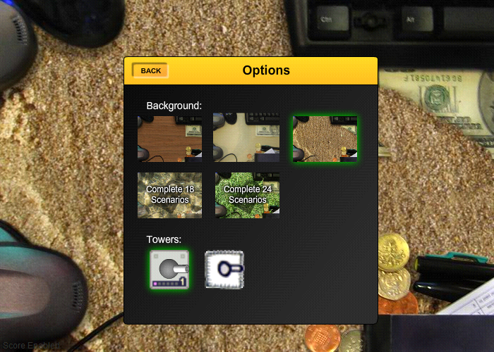Screenshot of Desktop Tower Defense (Browser, 2007) - MobyGames