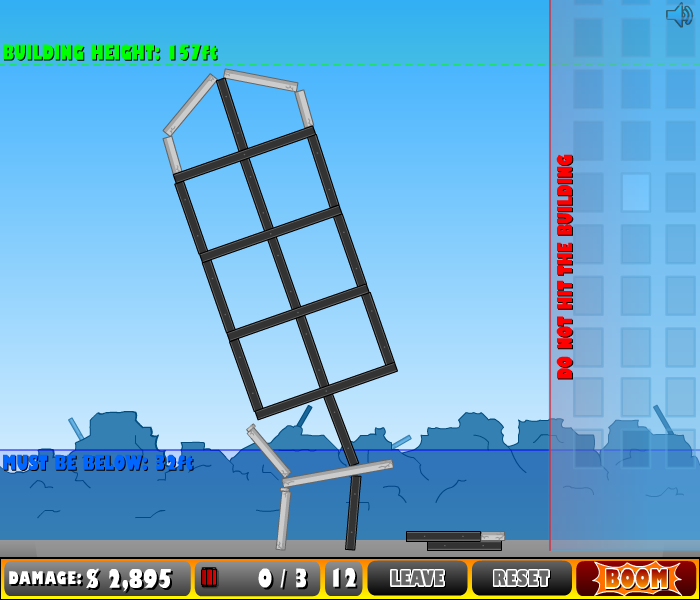 Screenshot of Demolition City (Browser, 2007) - MobyGames