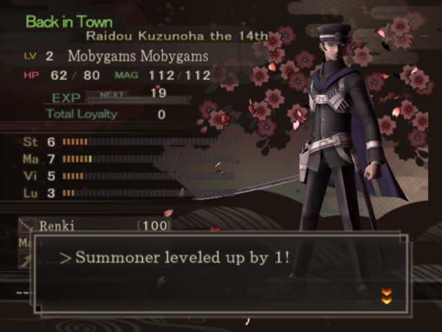 Screenshot of Shin Megami Tensei: Devil Summoner 2 - Raidou Kuzunoha vs. King Abaddon ...