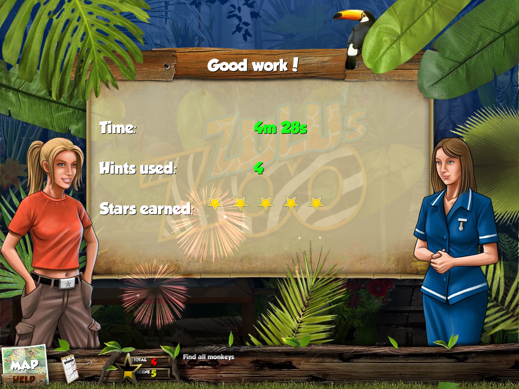 Screenshot of Zulu's Zoo (Windows, 2009) - MobyGames