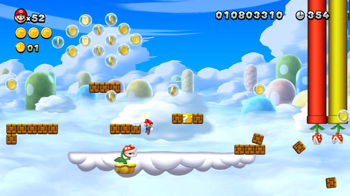 Screenshot of New Super Mario Bros. U (Wii U, 2012) - MobyGames