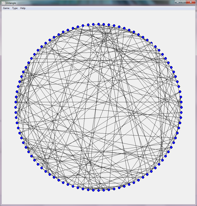Screenshot of Untangle (Windows, 2005) - MobyGames