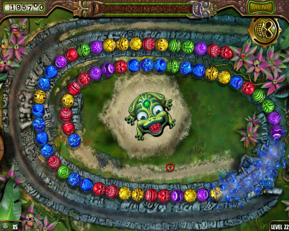 Screenshot of Zuma's Revenge! (Windows, 2009) - MobyGames