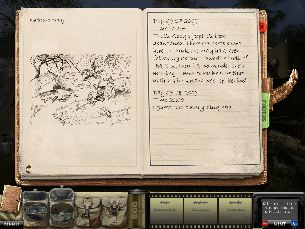 Screenshot of Nat Geo Adventure: Lost City of Z (Windows, 2009) - MobyGames