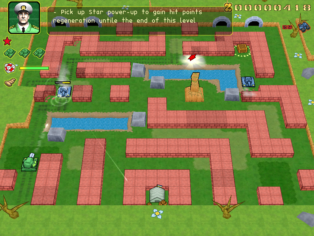 Screenshot of Armada Tanks (Windows, 2007) - MobyGames