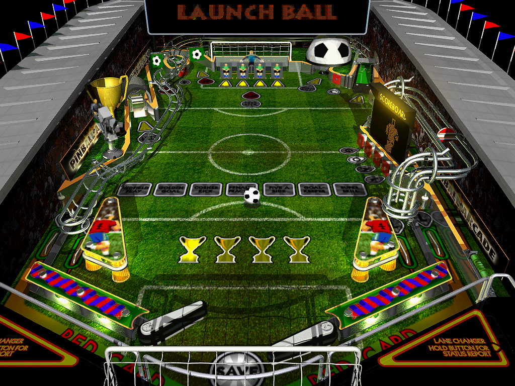 Screenshot of Pinball Soccer '98 (Windows, 1998) - MobyGames