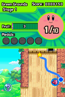 Screenshot of Kirby: Mass Attack (Nintendo DS, 2011) - MobyGames