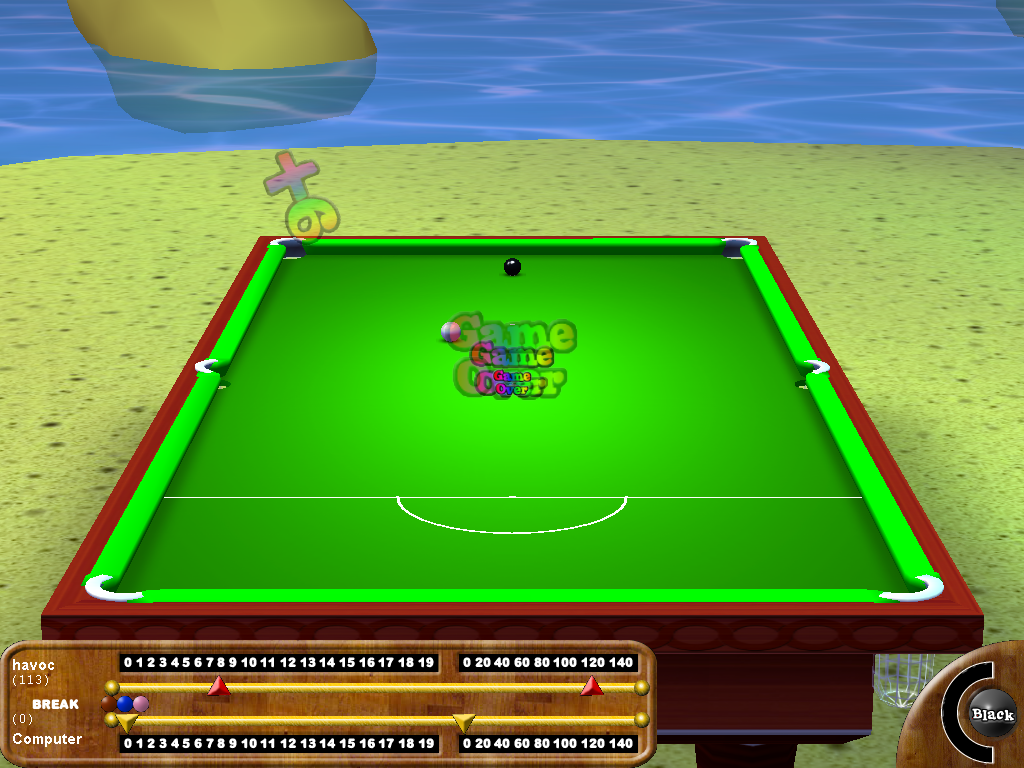 Screenshot of Showcase Snooker (Windows, 2006) - MobyGames