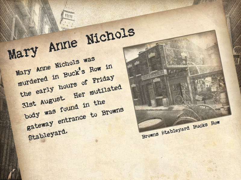 Screenshot of Real Crimes: Jack the Ripper (Windows, 2009) - MobyGames