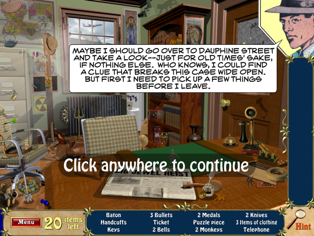 Screenshot of Cajun Cop: The French Quarter Caper (Windows, 2009 ...