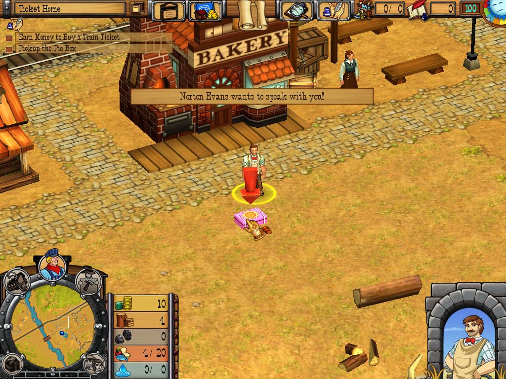 Screenshot of Westward IV: All Aboard (Windows, 2009) - MobyGames