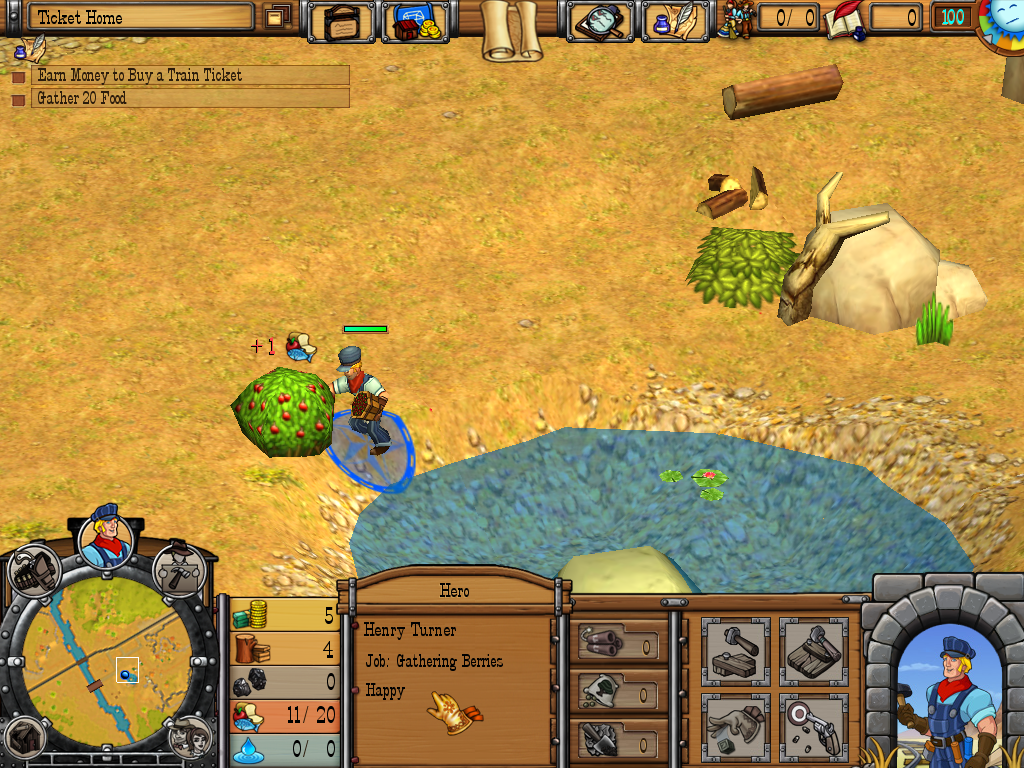 Screenshot of Westward IV: All Aboard (Windows, 2009) - MobyGames