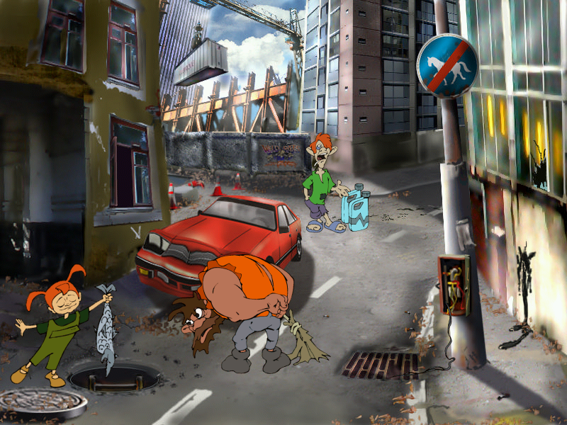 Screenshot of Strashilki: Shestoe Chuvstvo (Windows, 2004) - MobyGames