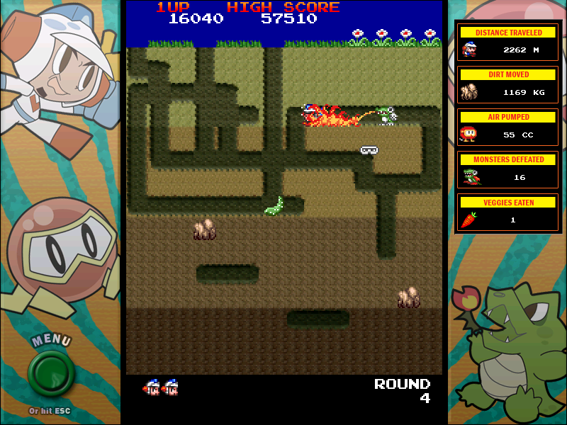 Screenshot of Namco All-Stars: Pac-Man and Dig Dug (Windows, 2009 ...