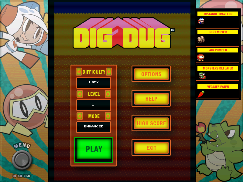 Screenshot of Namco All-Stars: Pac-Man and Dig Dug (Windows, 2009 ...