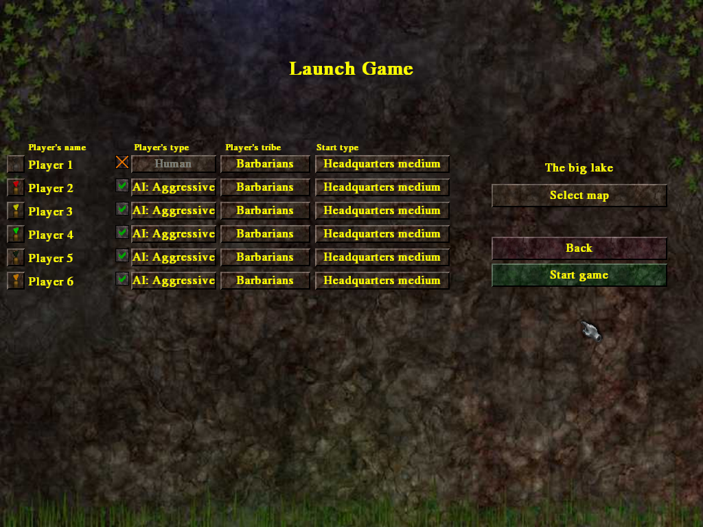 Screenshot of Widelands (Windows, 2002) - MobyGames