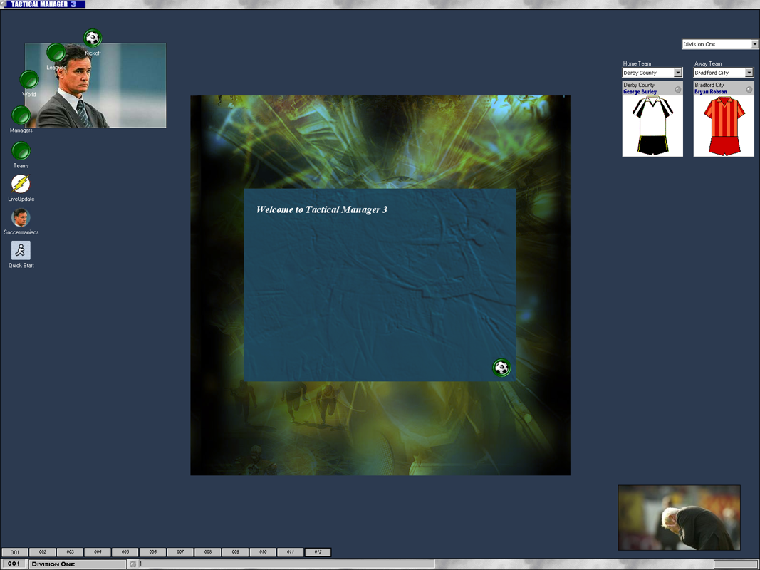 Screenshot of Tactical Manager 3 (Windows, 2004) - MobyGames