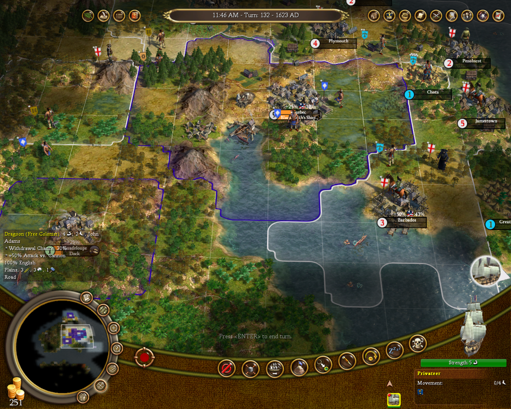 Screenshot of Sid Meier's Civilization IV: Colonization (Windows, 2008 ...