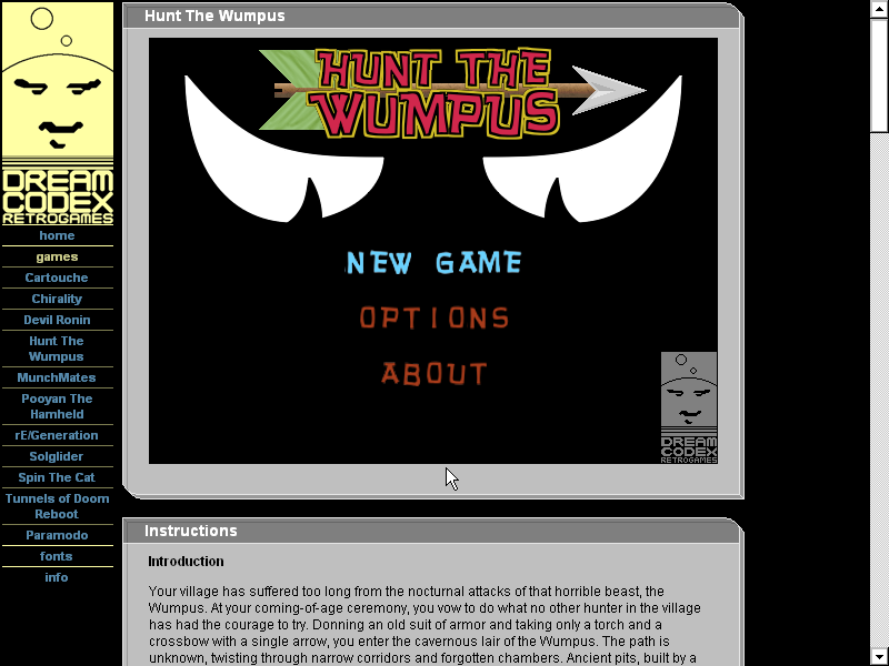 Hunt the Wumpus (2007) - MobyGames