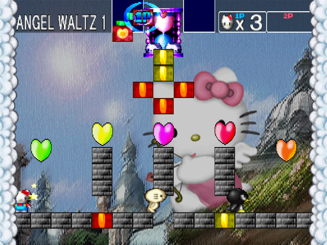 Screenshot of Hello Kitty's Cube Frenzy (PlayStation, 1998) - MobyGames