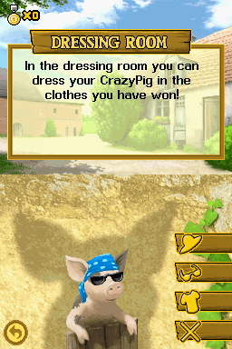 Screenshot of Crazy Pig (Nintendo DS, 2007) - MobyGames