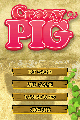 Screenshot of Crazy Pig (Nintendo DS, 2007) - MobyGames