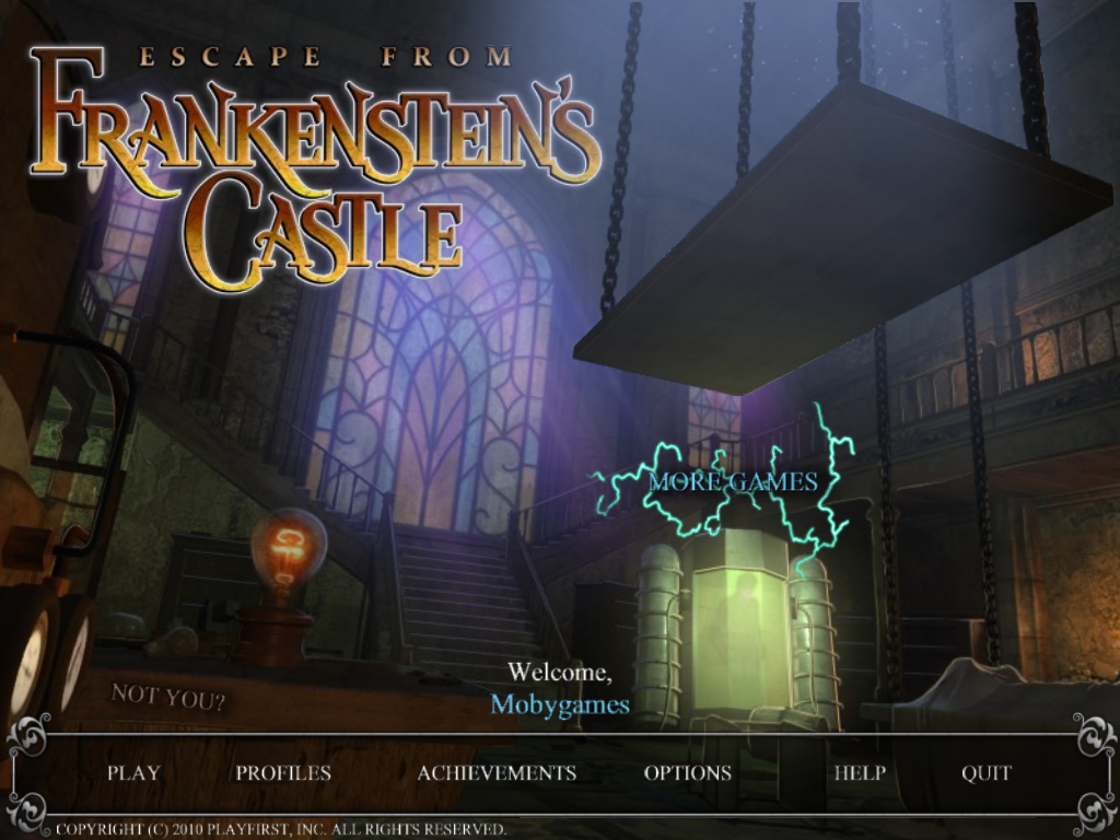 Escape from Frankenstein's Castle screenshots - MobyGames