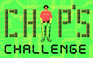 Screenshot of Chip's Challenge (DOS, 1989) - MobyGames