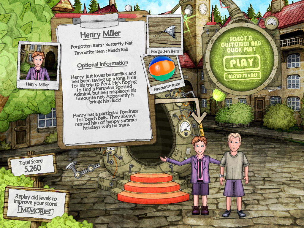 Screenshot of Memorabilia: Mia's Mysterious Memory Machine (Windows, 2010) - MobyGames