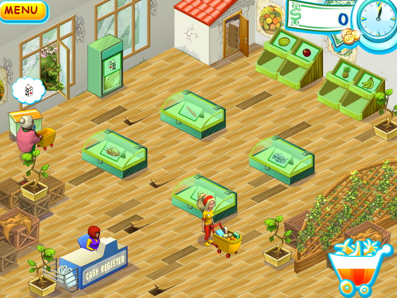 Screenshot of Supermarket Mania (Windows, 2008) - MobyGames