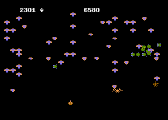 Screenshot of Centipede (Atari 5200, 1981) - MobyGames