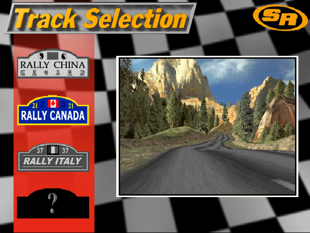 Screenshot of Screamer Rally (DOS, 1997) - MobyGames