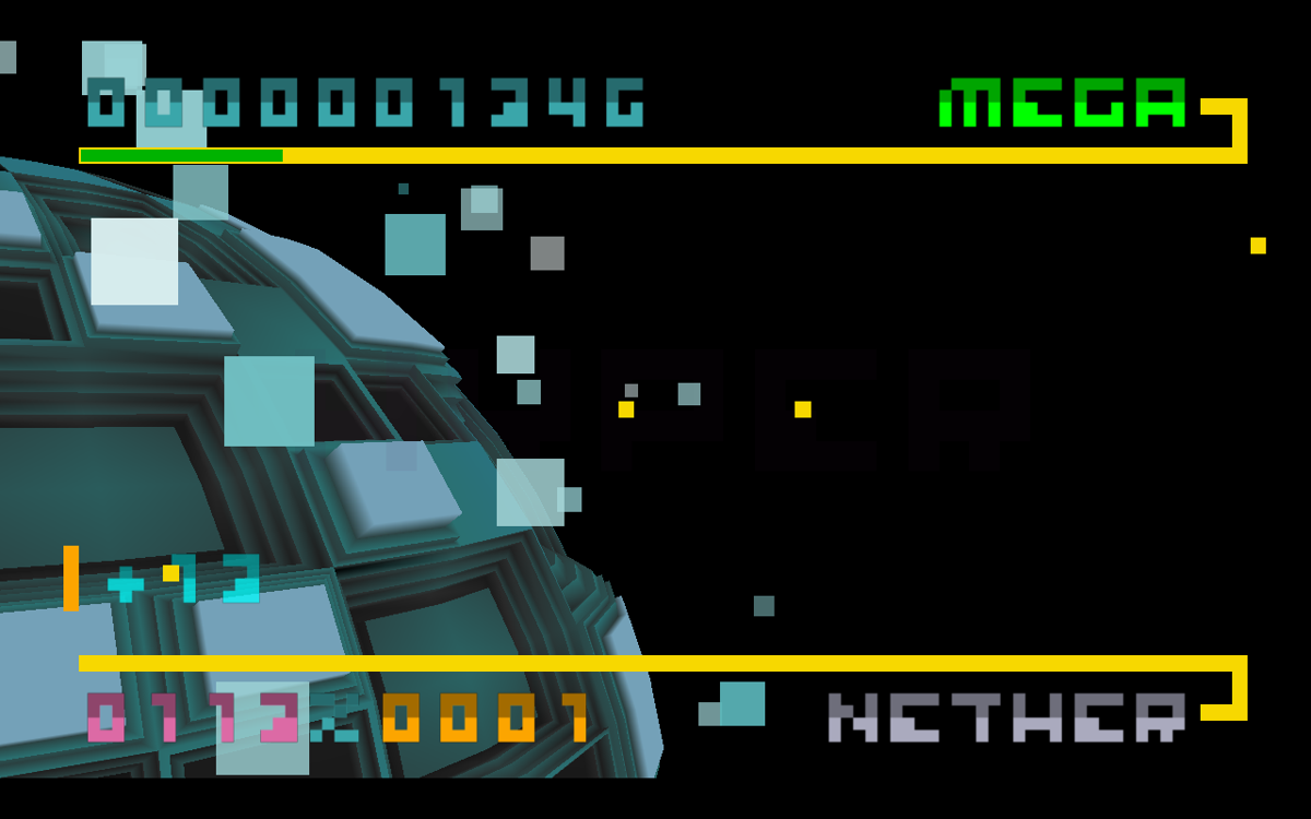 Screenshot of Bit.Trip Beat (Windows, 2009) - MobyGames