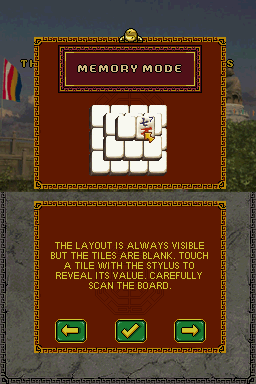 Screenshot of Mah Jong Quest: Expeditions (Nintendo DS, 2007) - MobyGames