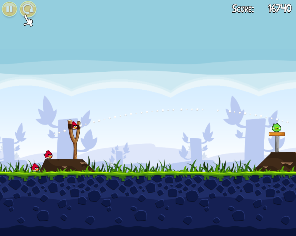Screenshot of Angry Birds (Windows, 2009) - MobyGames