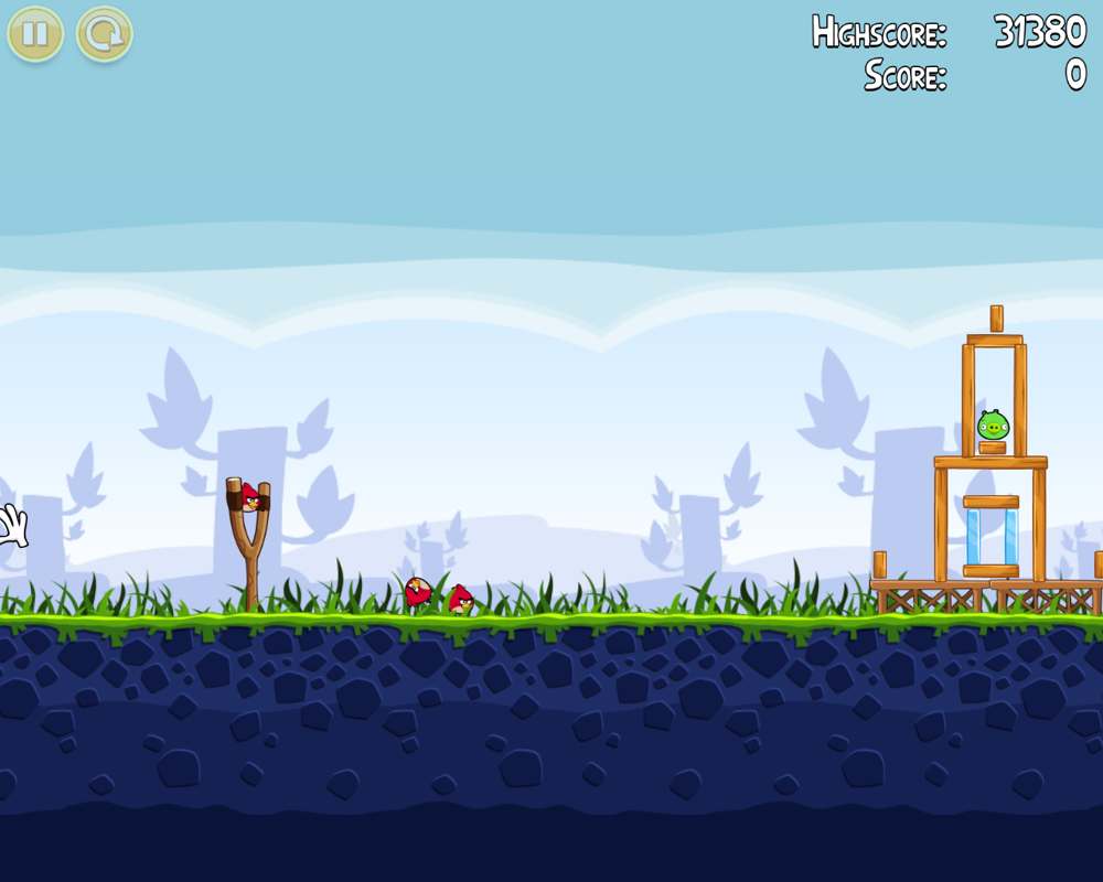 Screenshot of Angry Birds (Windows, 2009) - MobyGames