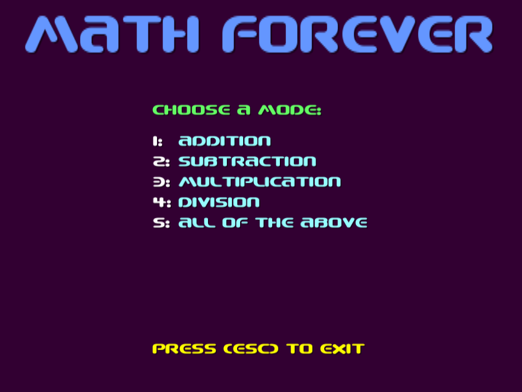 Math Forever (2010) - MobyGames