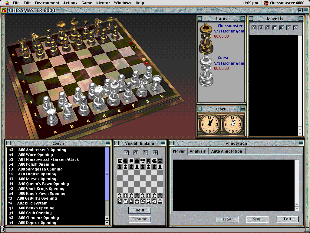 Chessmaster 6000 screenshots - MobyGames
