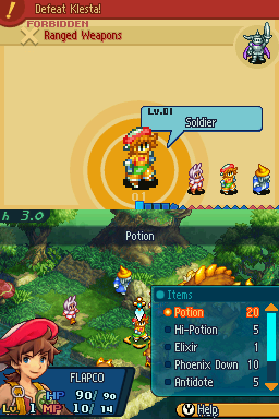 Screenshot of Final Fantasy Tactics A2: Grimoire of the Rift (Nintendo DS, 2007) - MobyGames