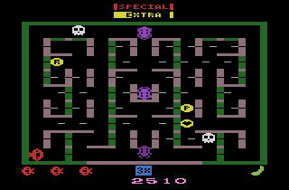 Screenshot of Lady Bug (Atari 2600, 2006) - MobyGames