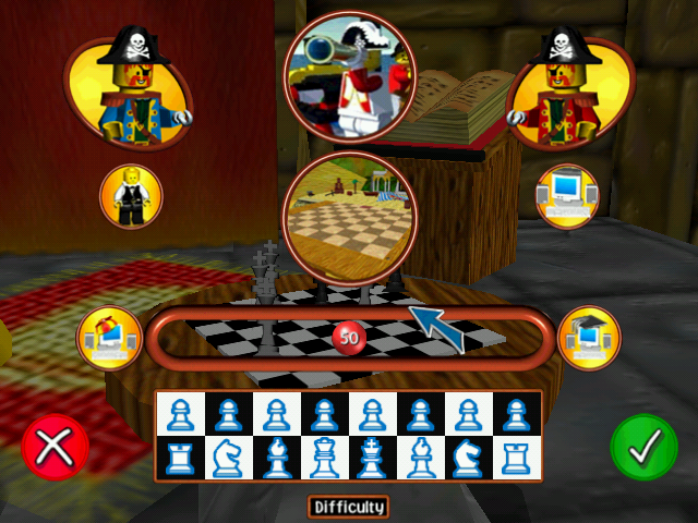 Screenshot of LEGO Chess (Windows, 1998) - MobyGames
